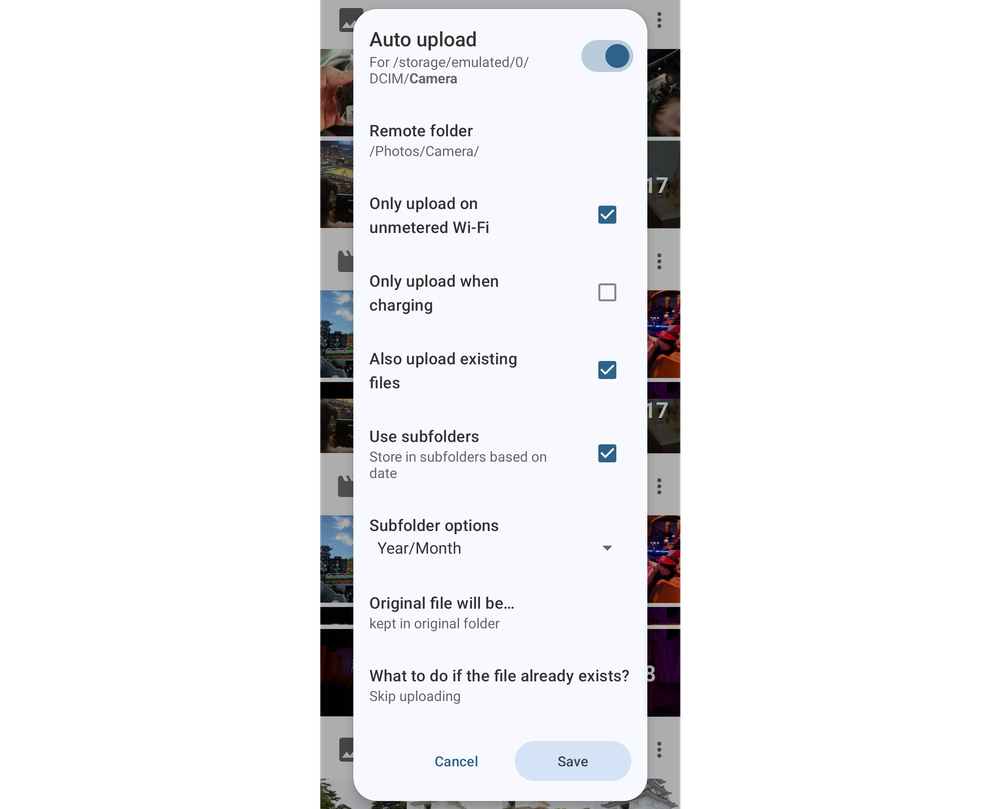 Syncing Files from an Android Device to a Nextcloud Server